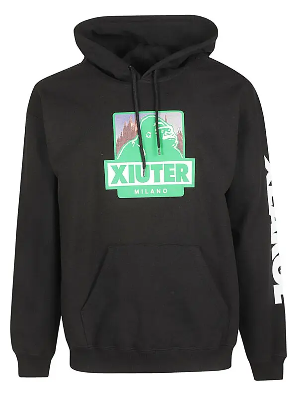 IUTER Printed Cotton Hoodie