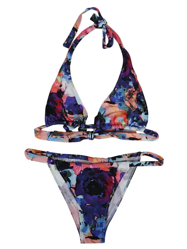 FEEL ME FAB Miami Printed Bikini Set - Multicolour