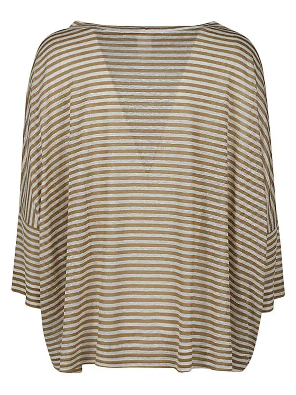 SHIRT C-ZERO Linen Striped Sweater