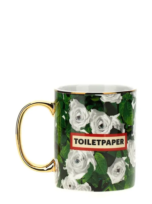 SELETTI X Toiletpaper 'roses' Cup - Multicolor