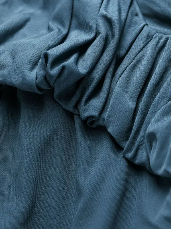 Saint Laurent Draped Mini Dress