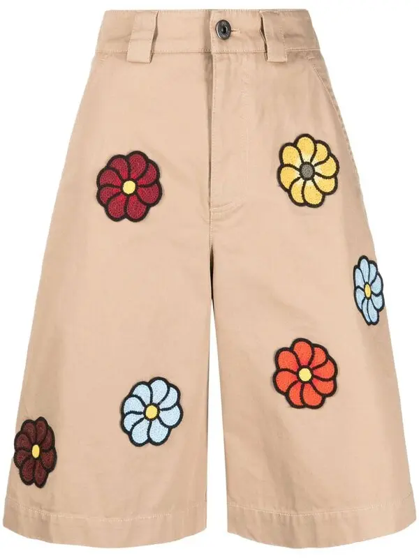 MONCLER CAPSULE Patched Cotton Shorts