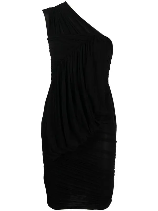 Rick Owens One-shoulder Draped Dress