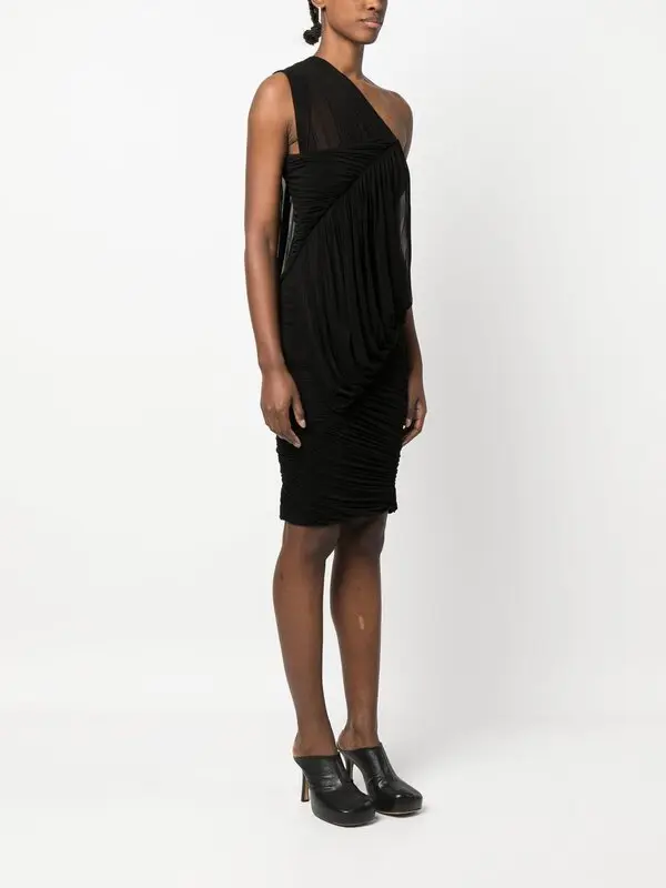 Rick Owens One-shoulder Draped Dress