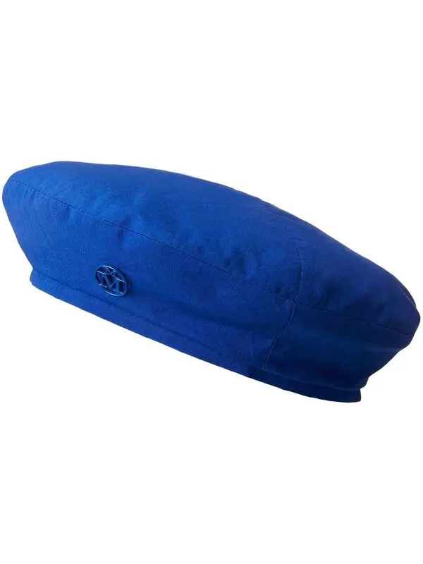 MAISON MICHEL Billy Basque Beret - Blue