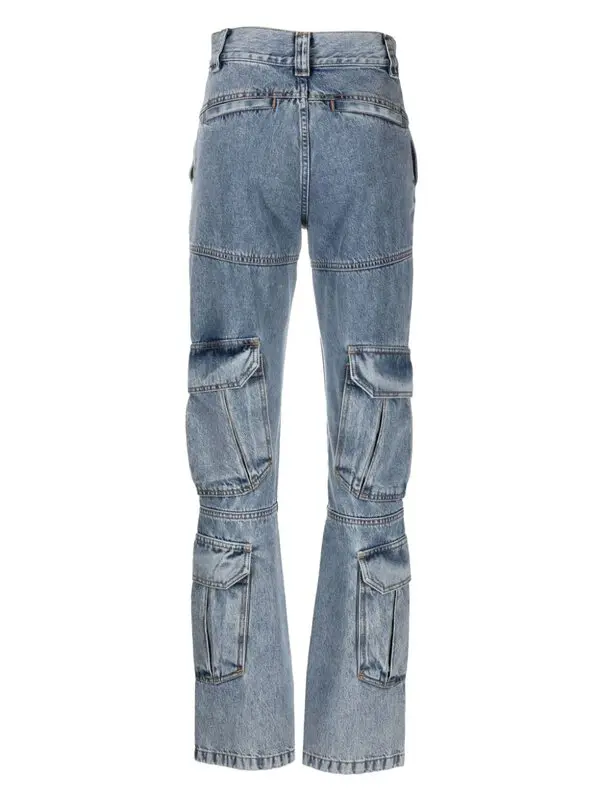 Givenchy Cargo Denim Jeans - Clear Blue