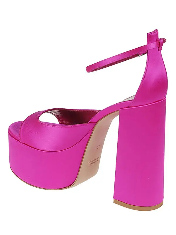LELLA BALDI Heel Sandals - Fuchsia