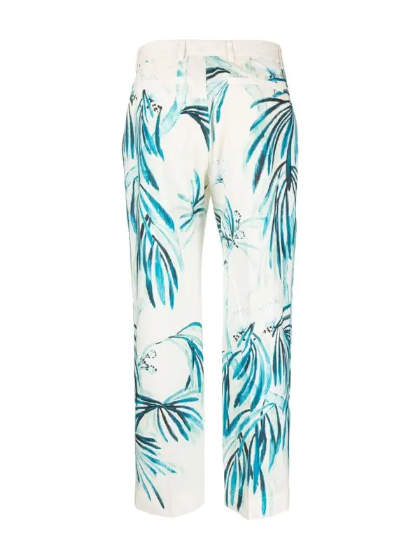 F.R.S FOR RESTLESS SLEEPERS Wide-leg Printed Trousers