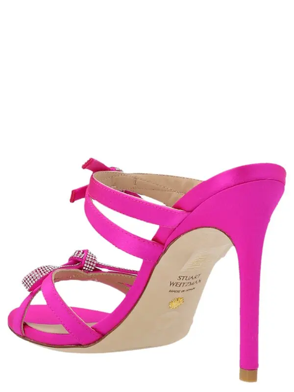 STUART WEITZMAN Sw Bow' Mules - Fuchsia