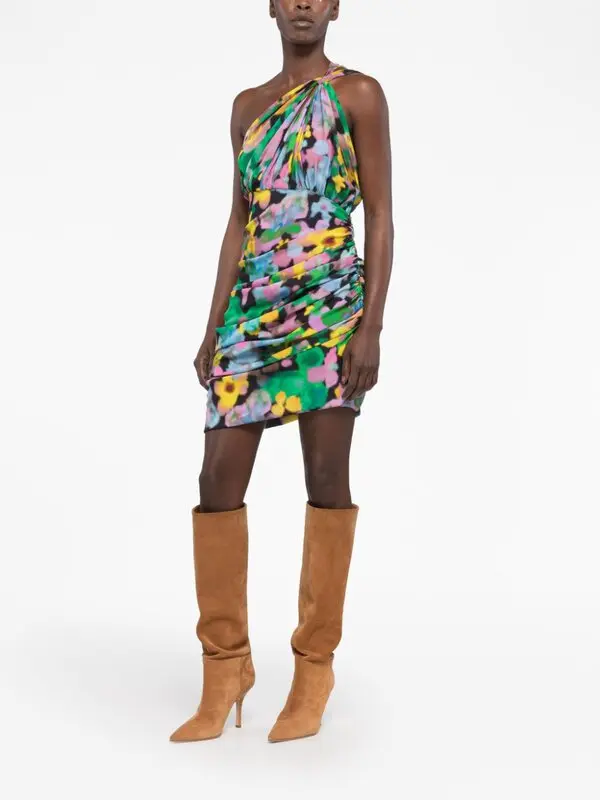 AZ FACTORY WITH LUTZ HUELLE Ava Floral-print Mini Dress