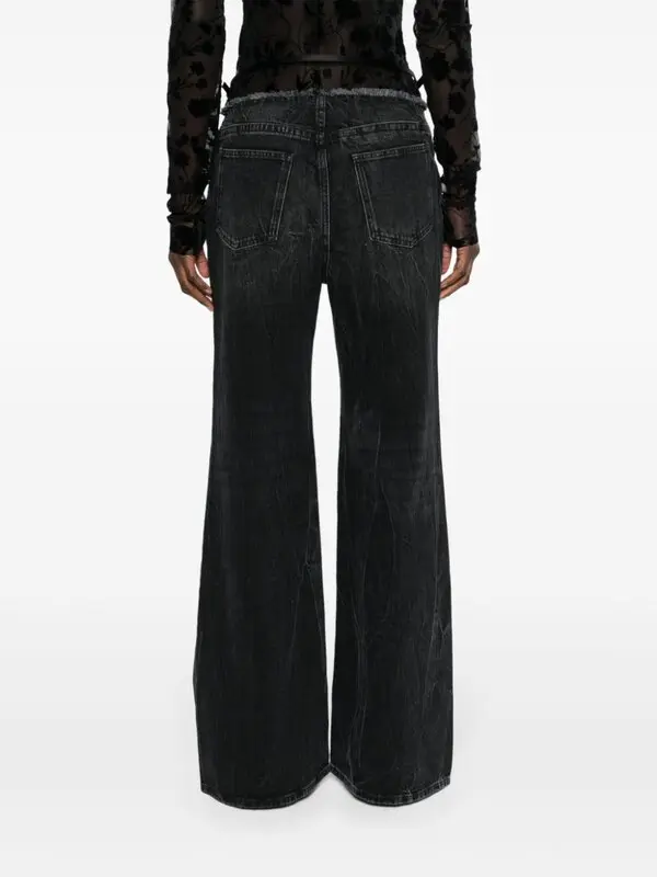 Givenchy Wide Leg Denim Jeans
