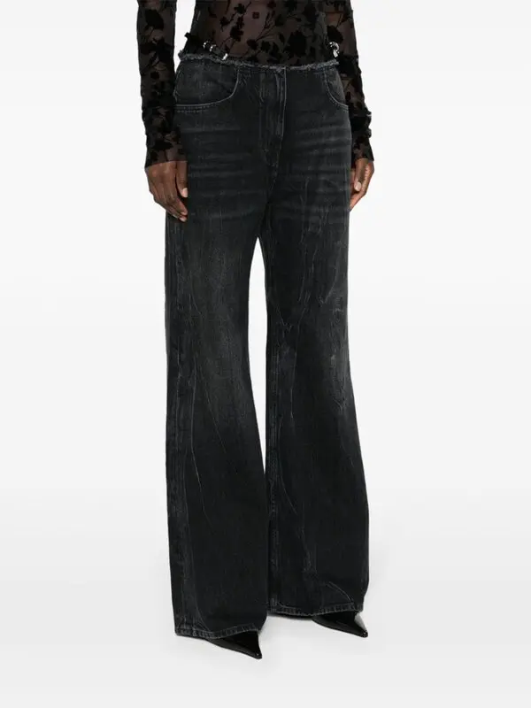 Givenchy Wide Leg Denim Jeans