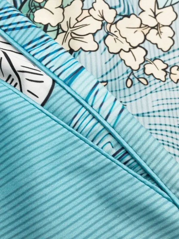 F.R.S FOR RESTLESS SLEEPERS Printed Cotton Shorts - Clear Blue
