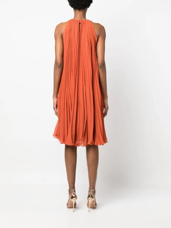 Max Mara Pleated Midi Dress