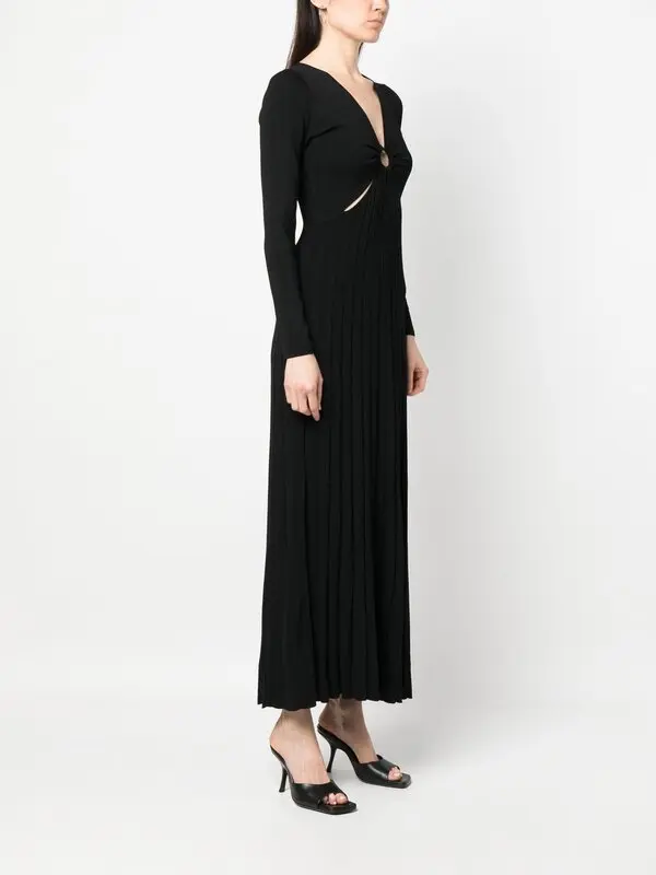 michael kors pleated midi dress Michael Michael Kors Women's Pleated Shirt Dress - Black