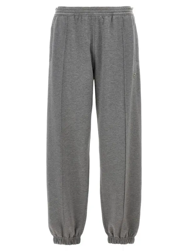 Givenchy Metallic Logo Joggers - Gray