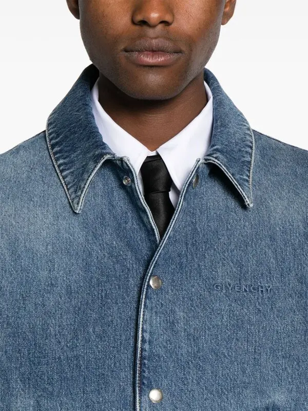 Givenchy Denim Vest - Blue