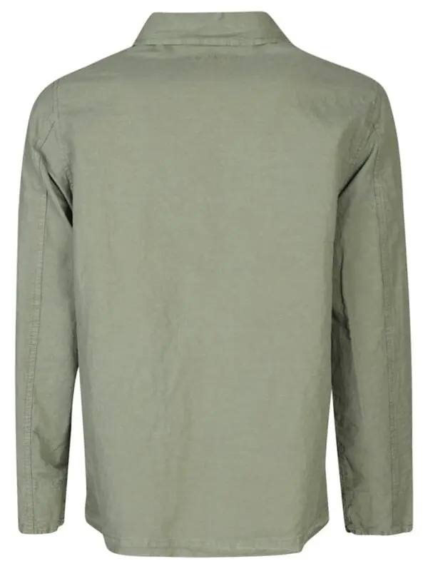 ORIGINAL VINTAGE Cotton Blend Hemp Shirt Jacket