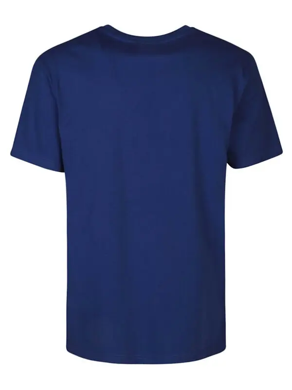 LA PAZ Logo Organic Cotton T Shirt - Blue