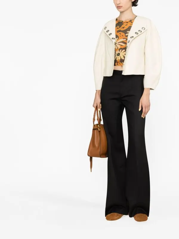 Chloé Flared Trousers - Black