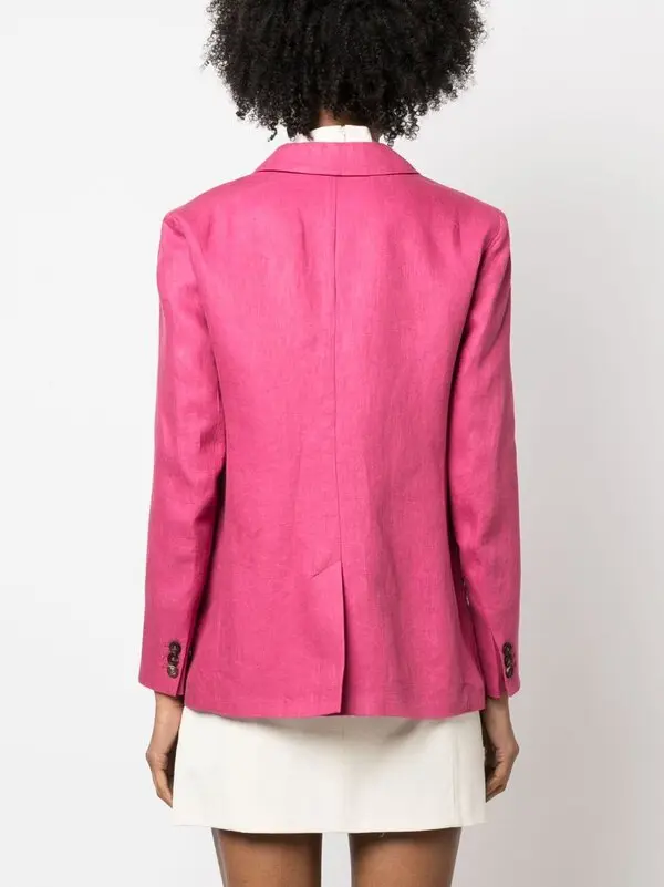 Max Mara Single-breasted Linen Blazer