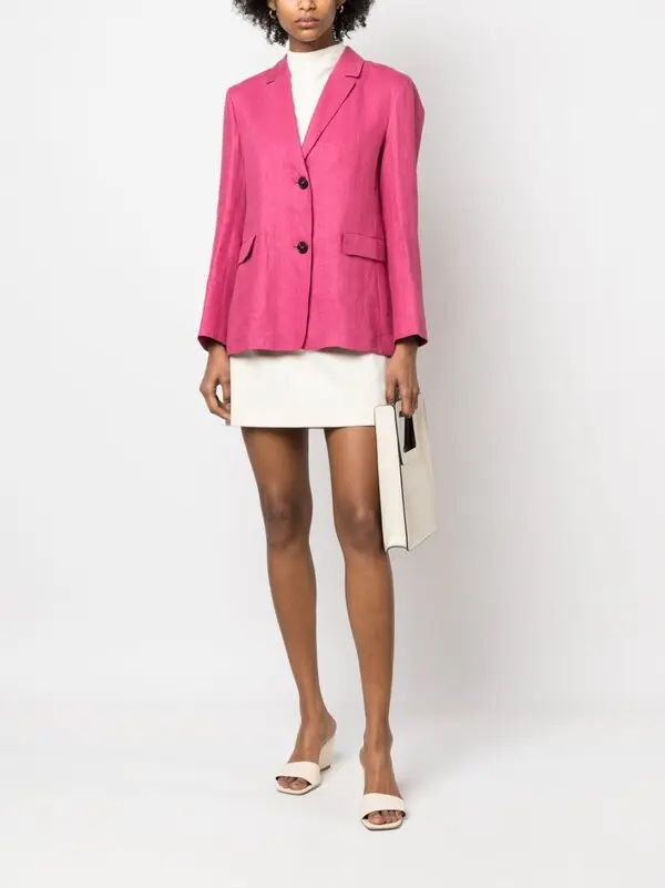 Max Mara Single-breasted Linen Blazer