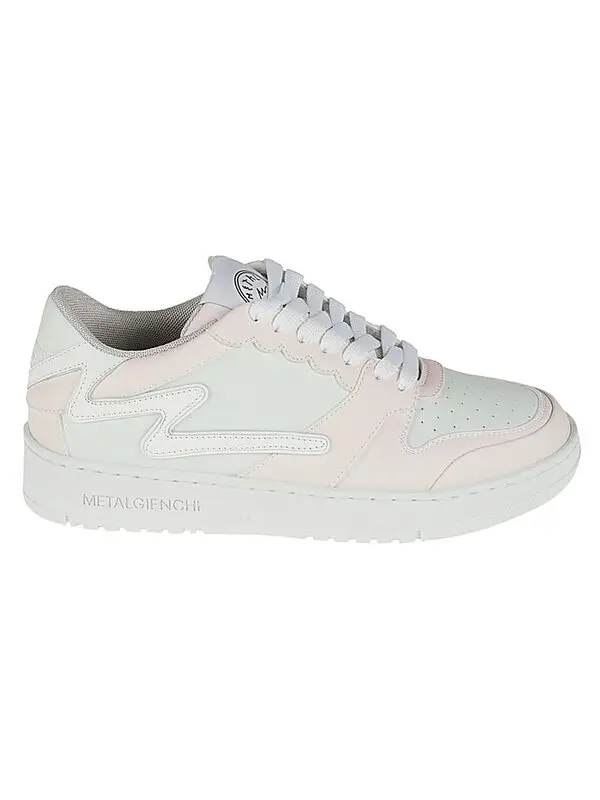 METALGIENCHI Icx Low Leather Sneakers - Fuchsia