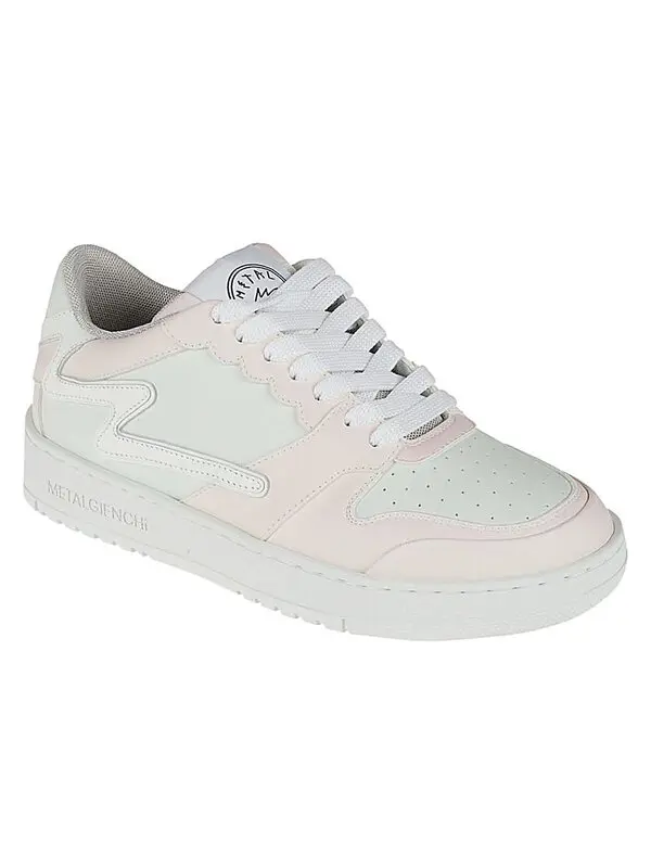 METALGIENCHI Icx Low Leather Sneakers - Fuchsia