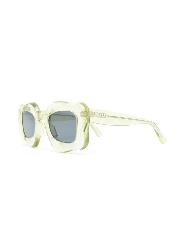 BONSAI Curved-frame Sunglasses - Green