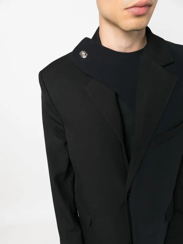BOTTER Wool Single Breasted Blazer - Black