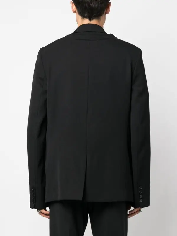 BOTTER Wool Single Breasted Blazer - Black