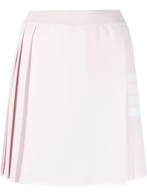 Thom Browne 4-bar Pleated Miniskirt - Pink