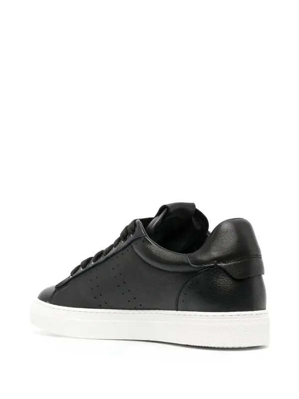 E 'CLAT Emporio Armani Logo Leather Sneakers