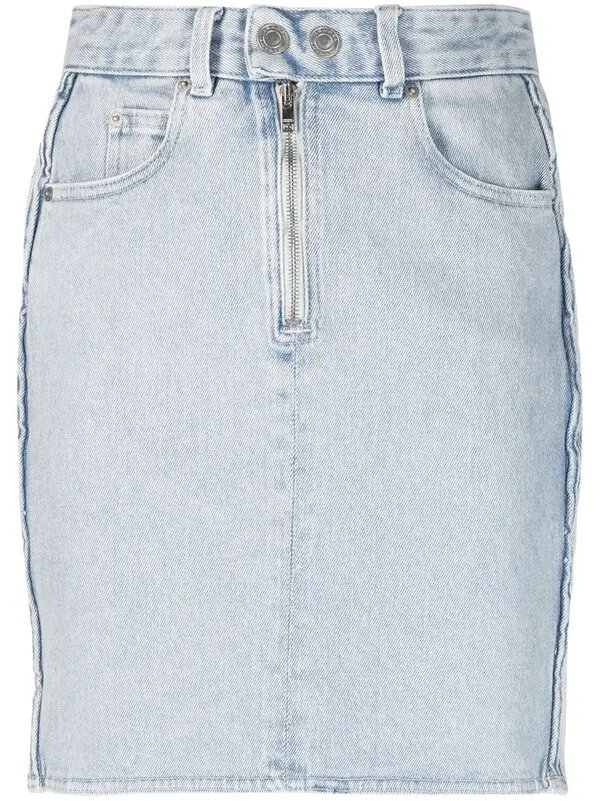 Isabel Marant Vabelia Midi Skirt - Clear Blue