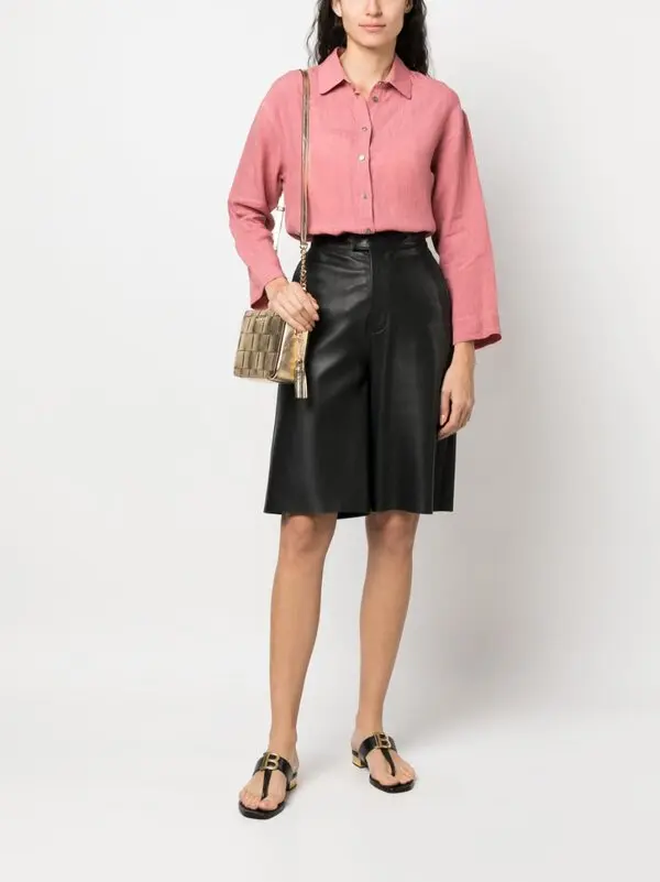 Max Mara Long-sleeve Linen Shirt