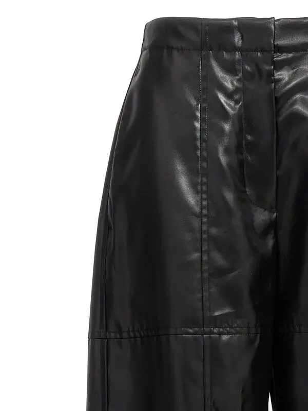 JIL SANDER Coated Cupro Pants