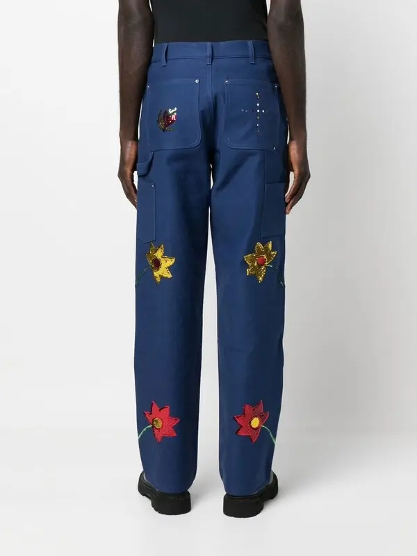 SKY HIGH FARM WORKWEAR Sequin-embellished Denim Jeans