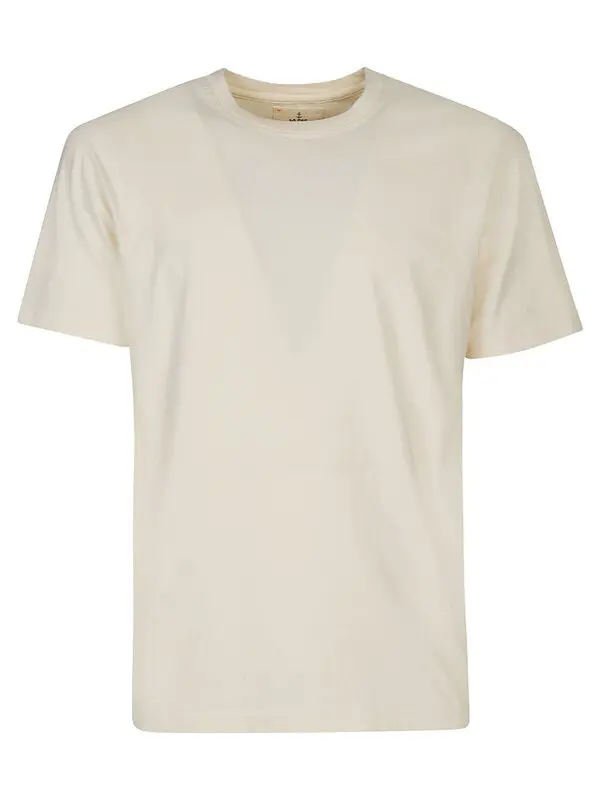 LA PAZ Printed Organic Cotton T Shirt - Beige