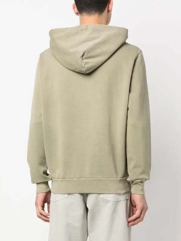 AUTRY Logo Cotton Hoodie - Grey