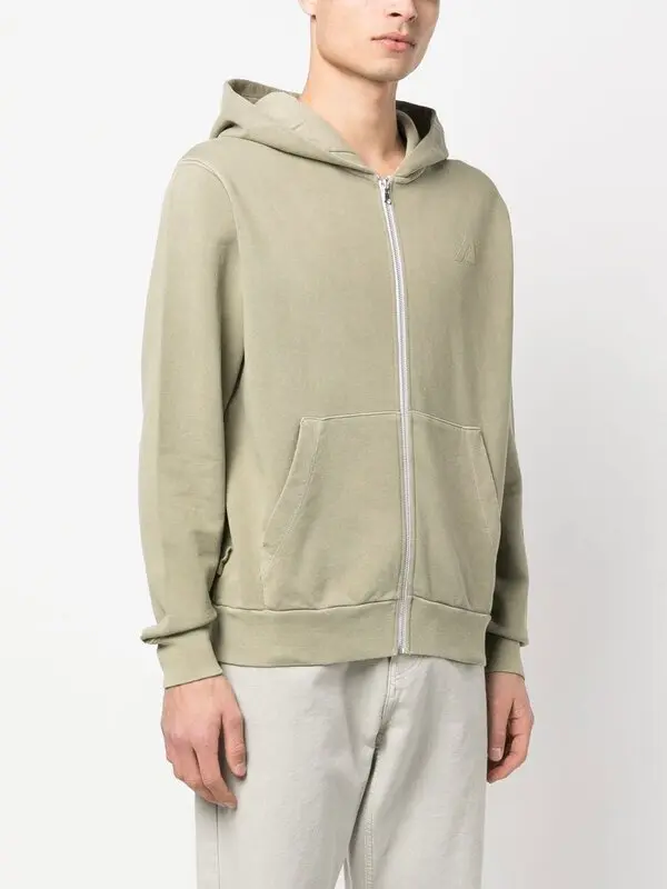 AUTRY Logo Cotton Hoodie - Grey