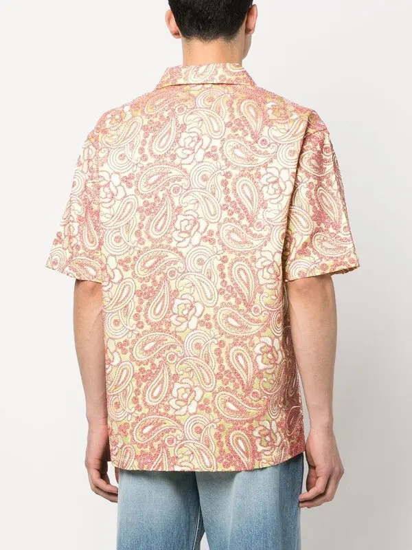 BLUEMARBLE Short Sleeve Embroidered Shirt