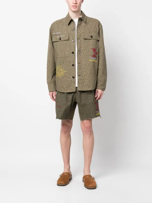 President's Camouflage Print Shirt
