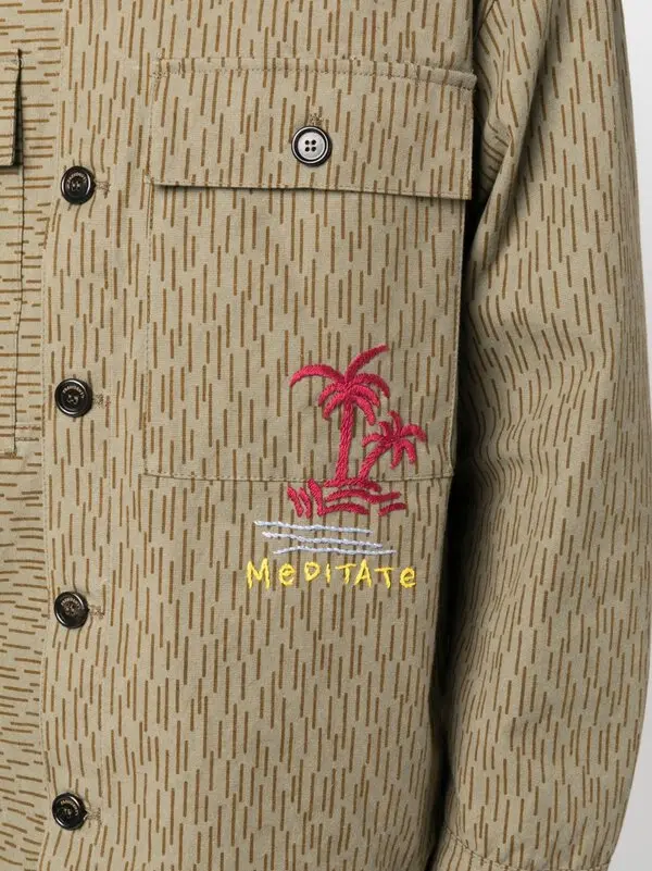 President's Camouflage Print Shirt