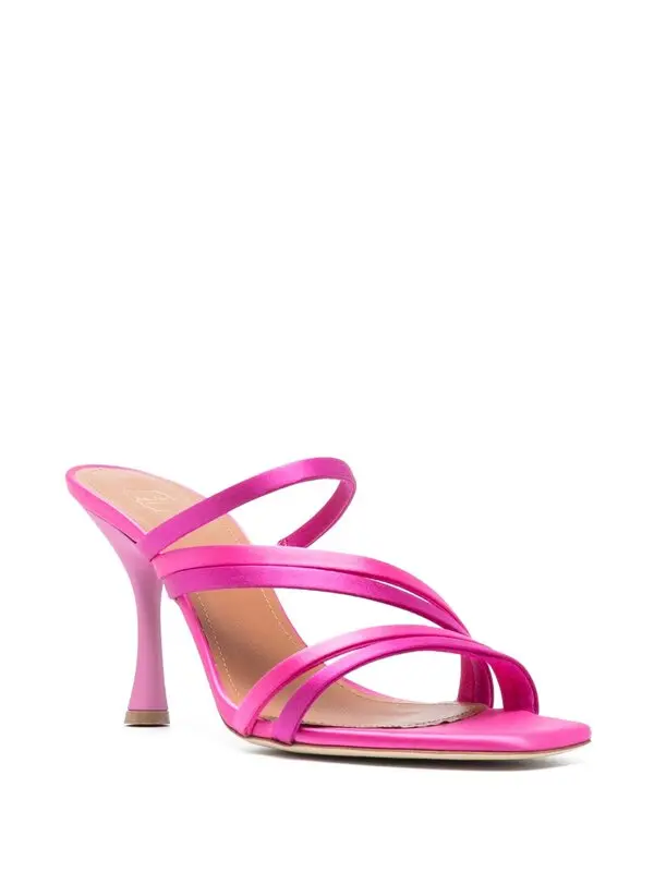 MALONE SOULIERS Tami 90 Satin Mules