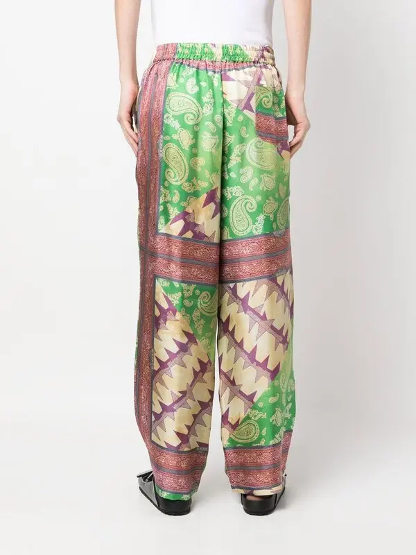 Aries Printed Silk Trousers