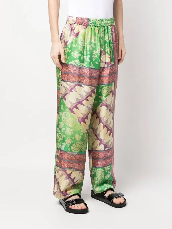 Aries Printed Silk Trousers