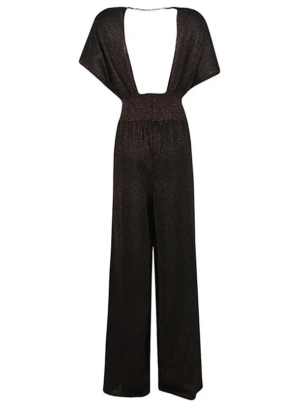 CIRCUS HOTEL Lurex Viscose Blend Jumpsuit