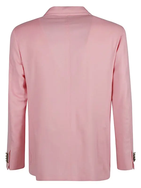 SARTORIO Single-breasted Wool Jacket - Pink