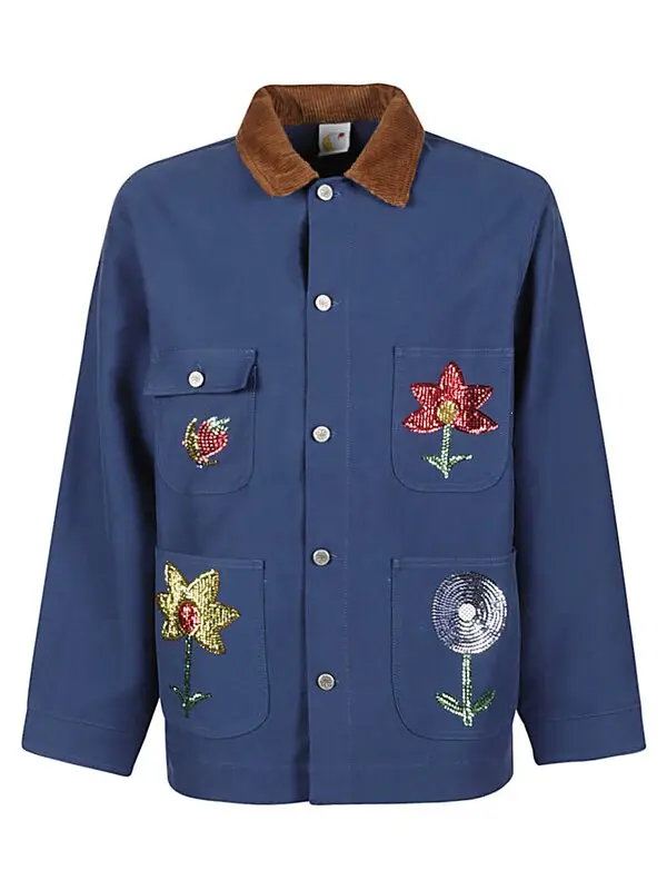 SKY HIGH FARM WORKWEAR Embroidered Denim Jacket
