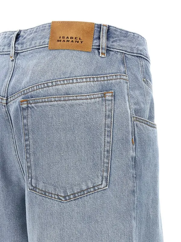 Isabel Marant Vetan' Denim Jeans - Light Blue
